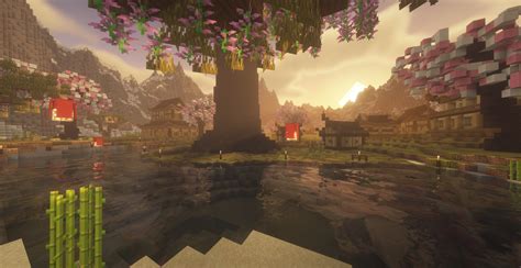 I Custom Japanese Spawn I Minecraft Map