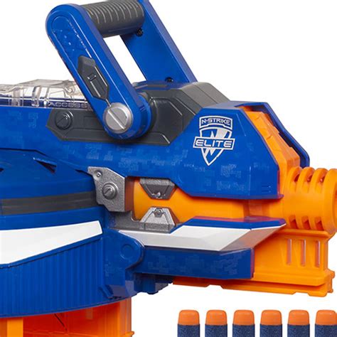 Brinquedo Lança Dardo Nerf Ns Hailfire Hasbro Em Promoção Na Americanas