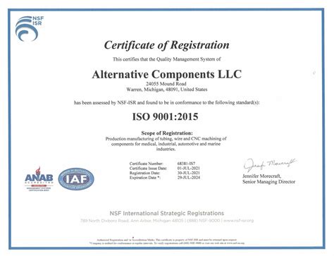 Quality Is Paramount At Alternative Components Llc
