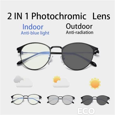 Blue Cut Photochromic Eyeglasses Lens Bd