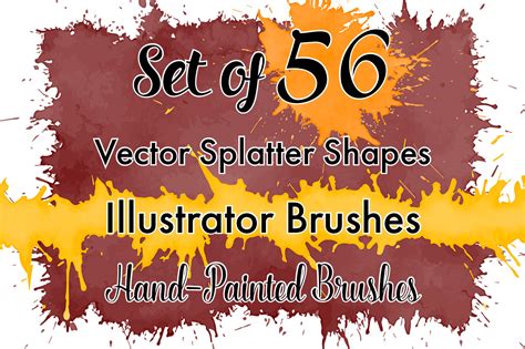 Vector Splatter Shapes Illustrator Brushes Dagubi Vector Splatter Shapes Illustrator Brushes Dagubi