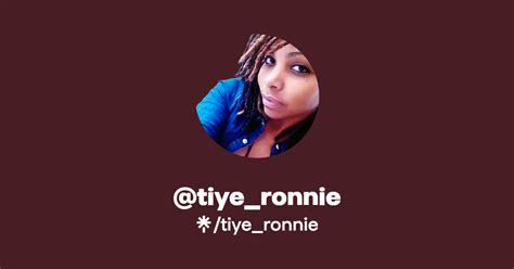 Tiye Ronnie Linktree