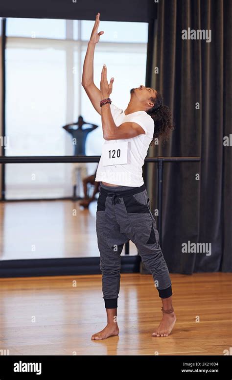 Dance As If No One Is Watching Full Length Shot Of A Male Dancer