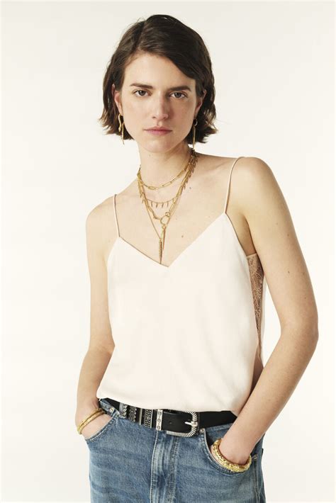 Strappy Top Clarisse Ecru Baandsh Uk