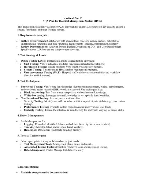 Rmmm Plan Pdf Software Testing Usability