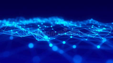 Big Data Visualization 3d Technology Wave Analytics Representation Digital Background 3d