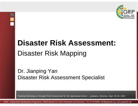 Pdf Disaster Risk Mapping Dokumentips