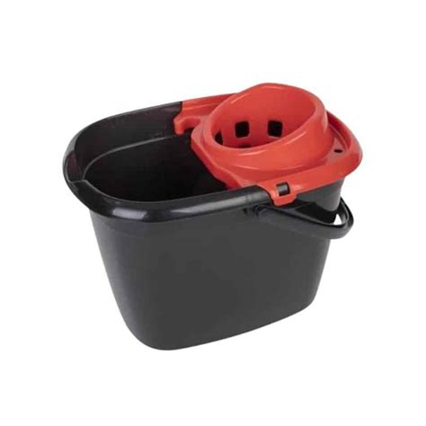 Mop Strainer Bucket Red 14l Plastic Enviroclean Global Ltd
