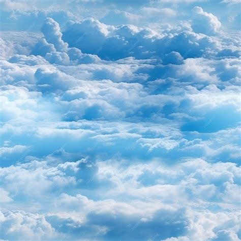 Premium Ai Image Seamless Sky Texture