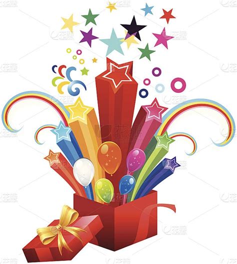 抽象彩色魔术盒素材 花瓣网