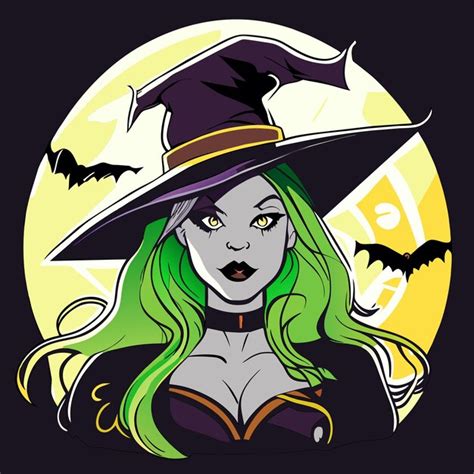Wicked Witche Grim Reaper Halloween Mão Desenhada Cartoon Adesivo ícone