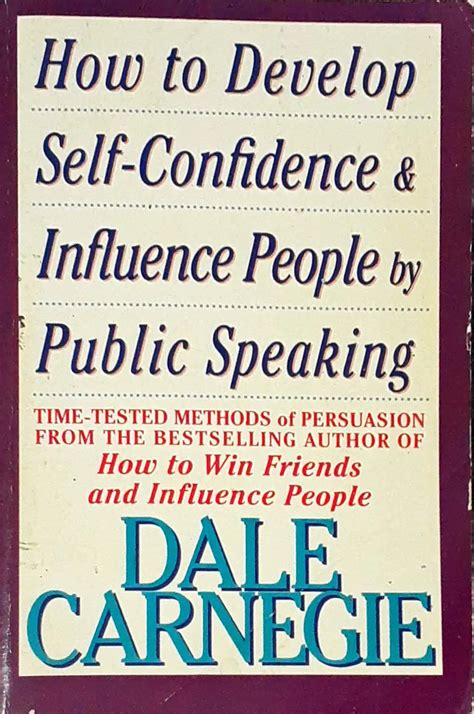 How To Develop Self Confidence And Influence People By Public Speaking