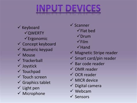 Ppt Input Devices Powerpoint Presentation Free Download Id2937057