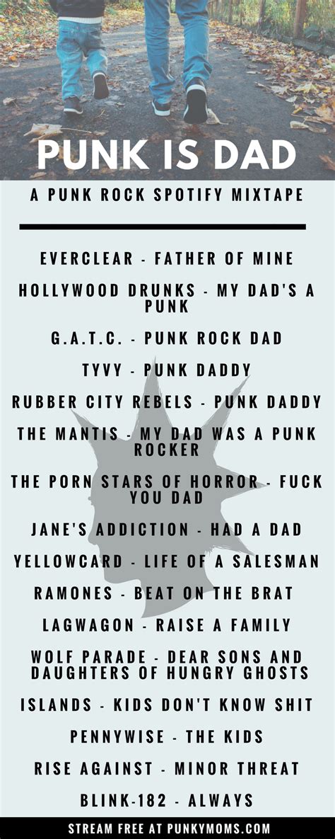 Punk Is Dad Songs To Celebrate Fatherhood Fathers Day Music