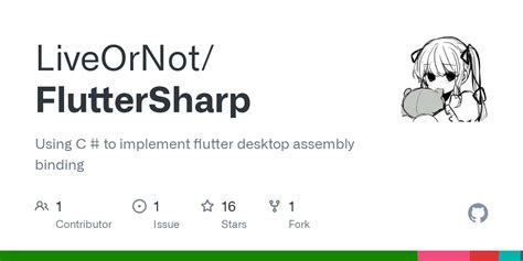 Github Liveornotfluttersharp Using C To Implement Flutter Desktop