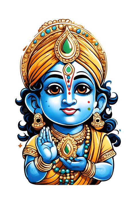 Gambar Krishna Janmashtami Yang Lucu Png Vektor Psd Dan Clipart