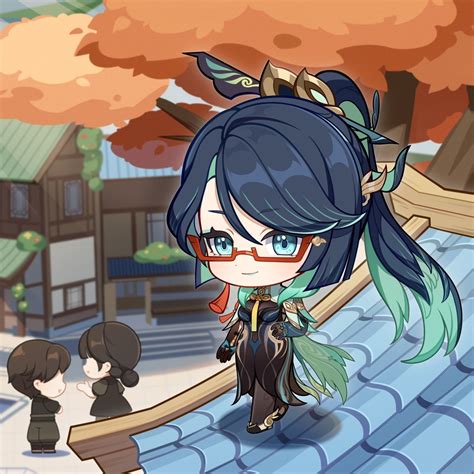 Official Art And Assets Genshin Impact Mini Illustrations Xianyun