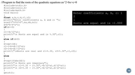 Decision Making Statements In C Programming Pptx Programming Languages Computing