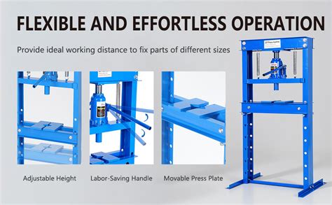 Explorehorizon 20 Ton Hydraulic H Frame Shop Press With