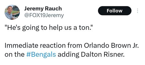 Dalton Risner Watch 👀 Page 2 The Bengals Forum Go Bengals Com X Who Dey X Afc Champions