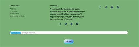 Improve Footer Section Issue Nitrr Open Source Community Nosc Website Github