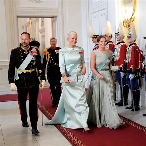 The Crown Prince And Crown Princess Of Norway And Princess Ingrid