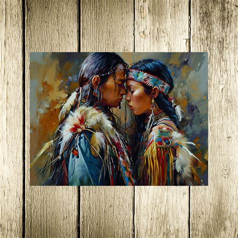 Magical Timbisha Shoshone Tribe Loving Gesture Satin Poster Prints