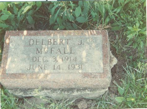 Delbert Jackson Mcfall 1914 1931 Memorial Find A Grave