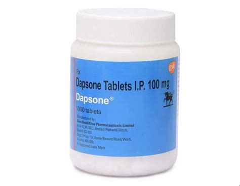 Dapsone Tablets 100mg Dapsone At ₹ 43050bottle In Nagpur Id