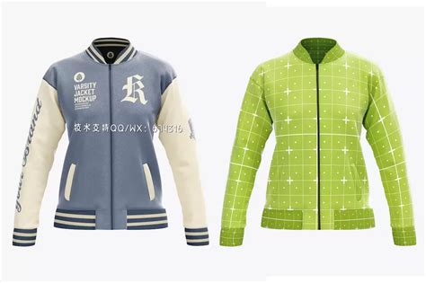 女式飞行员夹克样机 Psd下载 幕后muhou