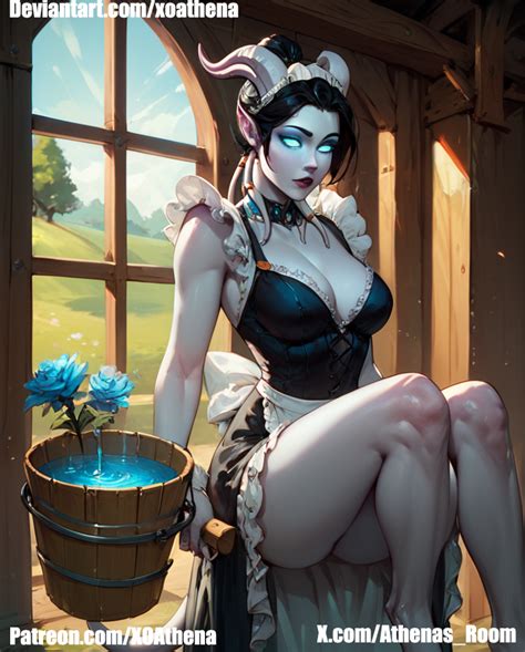 Rule 34 Ai Generated Athena Draenei Goddess Graenei Maid