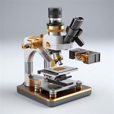 Premium Psd Microscope Psd On A White Background