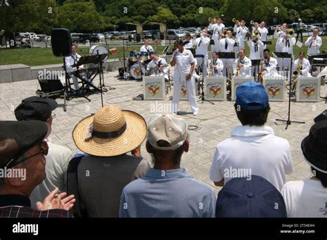 Crowd Far East Edition Spectators Us 7th Fleet Band Ensemble Us
