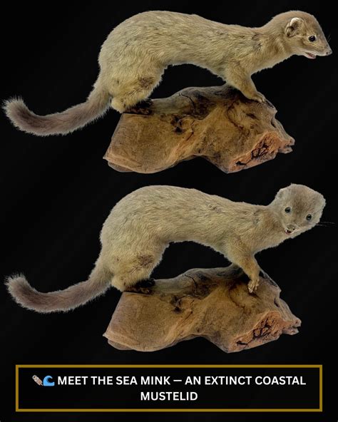 🦦🌊 Meet The Sea Mink — An Extinct The Time Excavator Facebook