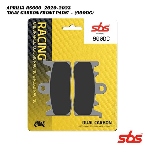 Sbs Dual Carbon Racing Front Brake Pads 900dc Aprilia Rs660 2020