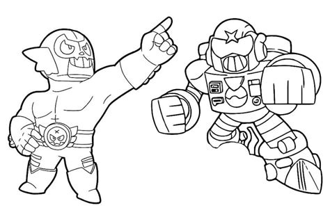 Surge Of Brawl Stars Coloring Pages Print For Free