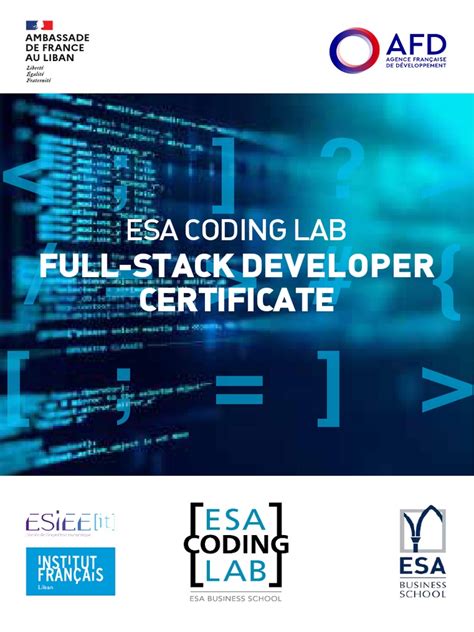 Esa Coding Lab Full Stack Developer Certificate Pdf Web