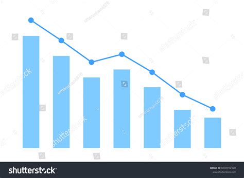 Decrease Chart Over 23982 Royalty Free Licensable Stock Vectors