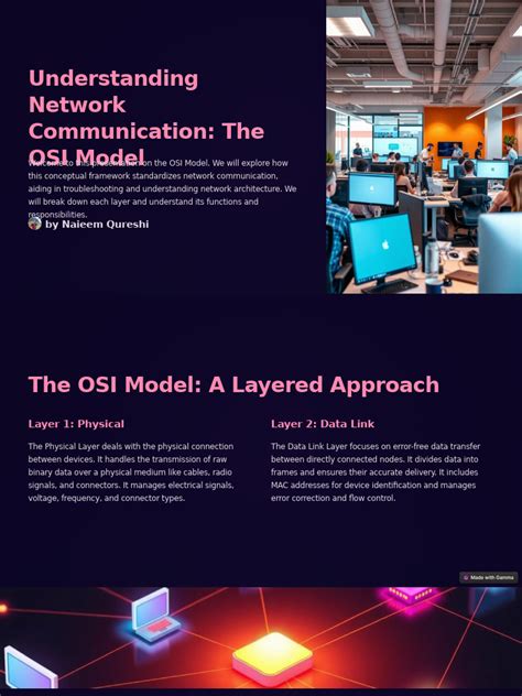 Understanding Network Communication The Osi Model Pdf Osi Model Computer Network