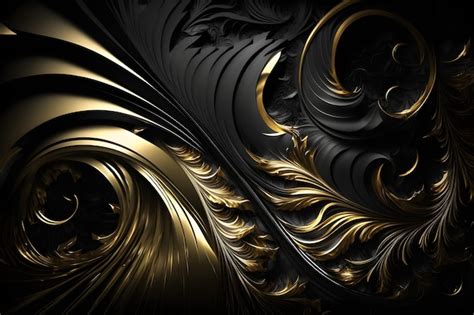 Black And Gold Wallpaper