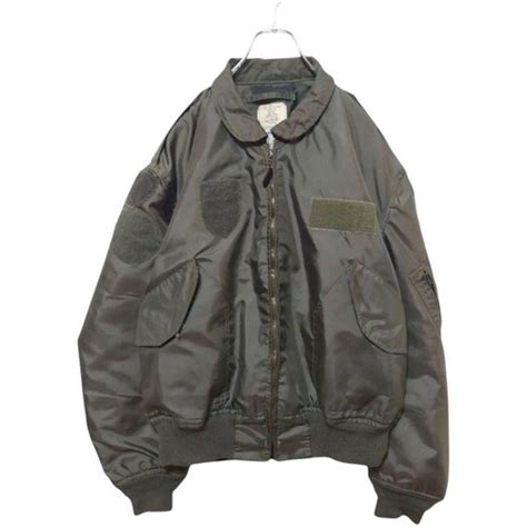 Vtg 1991 Us Air Force Cwu 36 P Flight Jacket Aramid Green Xl Military