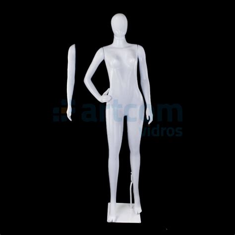 Comprar Manequim Feminino 2 Poses Empinado Ovo De Plástico Artcom