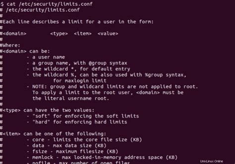 Linuxでulimitコマンドを使用する方法