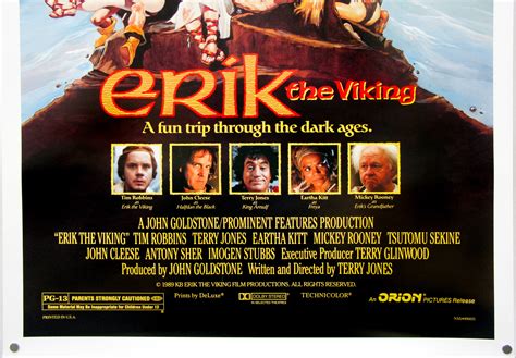 Erik The Viking One Sheet Usa