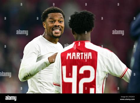 Amsterdam L R Chuba Akpom Of Ajax And Arjany Martha Of Ajax