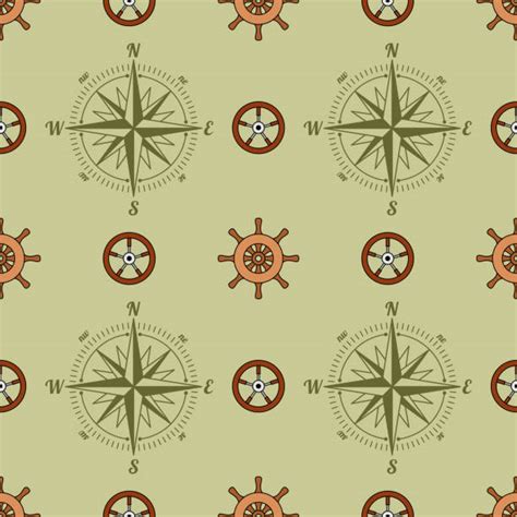 100 Antique Map Compass Backgrounds Stock Illustrations Royalty Free