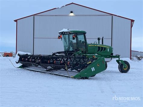 2017 John Deere W155 40 Ft Swather Windrower Ritchie Bros Auctioneers