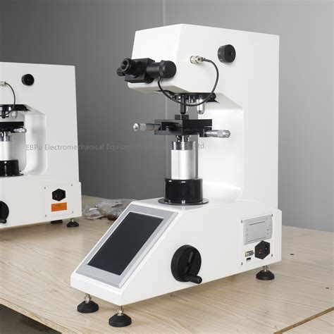 Touch Screen Micro Hardness Testing Machine With Built In Encoder Micro Testing Machine And