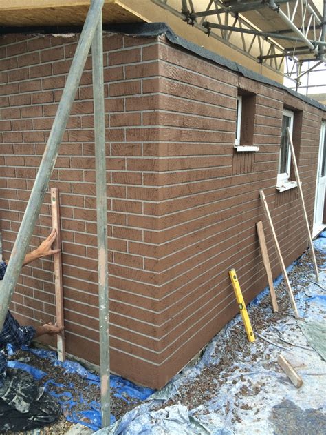 Brick And Brick Effect Finishes To Bisf Houses Non Standard House