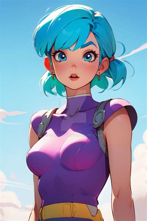 Bulma As My Lady By 3dmoleck On Deviantart